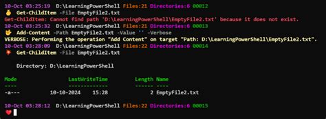 Different Ways To Create Empty Files In Powershell Like Touch Command
