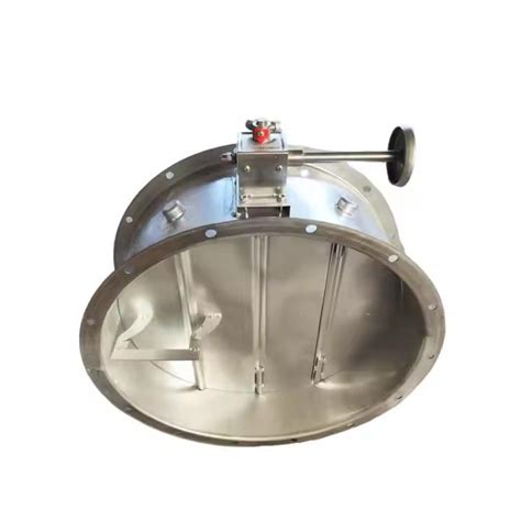 Round Duct Damper Manual Volume Control Damper For Duct Air Damper