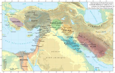 Carte De L Orient Ancien Au 3 Millénaire Avant Jc