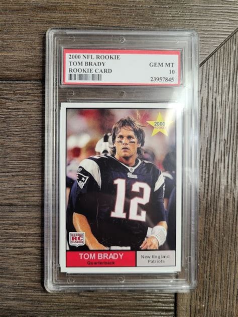 Tom Brady Rookie Card Topps