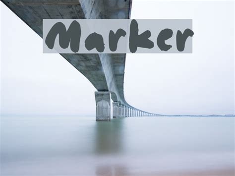 Marker Font FFonts Net
