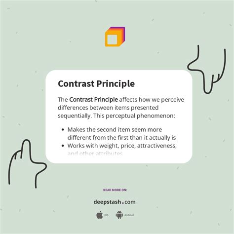 Contrast Principle Deepstash
