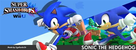 Super Smash Bros For Wii U3ds Sonic Fbcover By Egallardo26 On