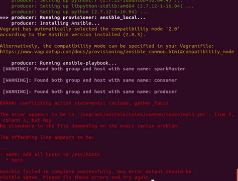 Issue Raises When Running Vagrant Up · Issue 99 · Csirt Mustream4flow
