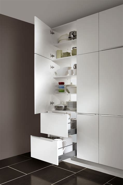 35 White Pantry Cabinet CLEVER SOLUTIONS Cool Pantry Ideas