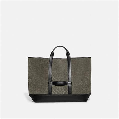 Coach® Toby Turnlock Tote In Signature Suede Mall Of America®