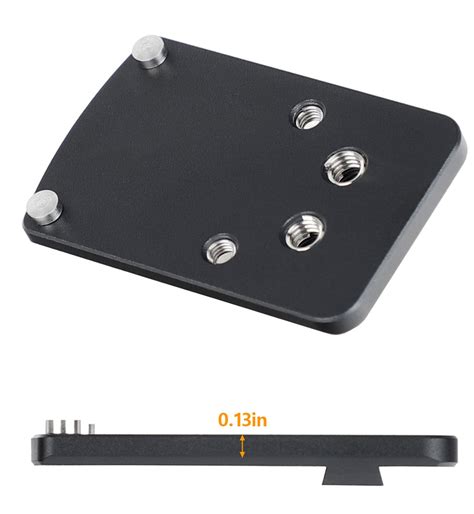 Ohhunt® Red Dot Sight Mounting Plate Adapter For Trijicon Rmr Sro Holo