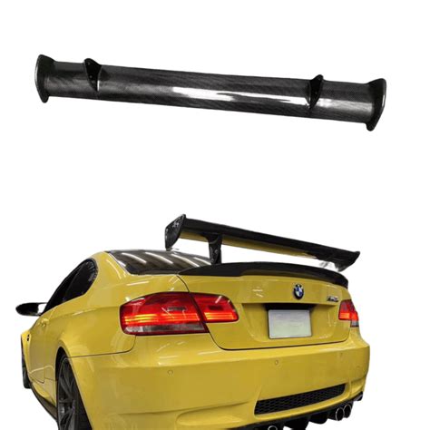 Gts Style Carbon Fiber Boot Lip Rear Trunk Spoiler Ducktail Deck High