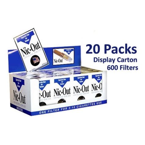 Nic Out Disposable Cigarette Filters 20 Packs