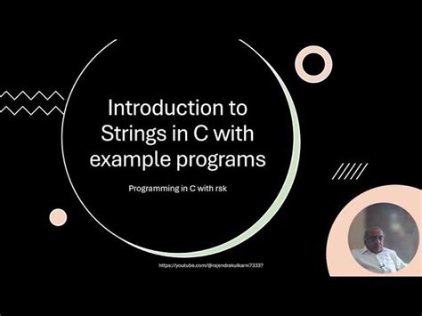 Strings Character Arrays In C With Examples Declaration Of Char
