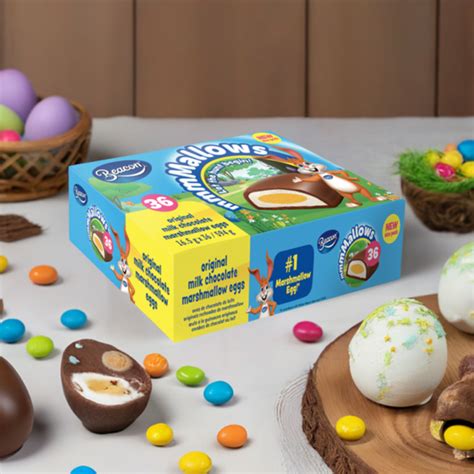 36 Beacon Easter Milk Chocolate Marshmallow Eggs — Welkom Usa