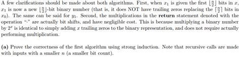 Problem 3 Consider The Following Divide And Conquer