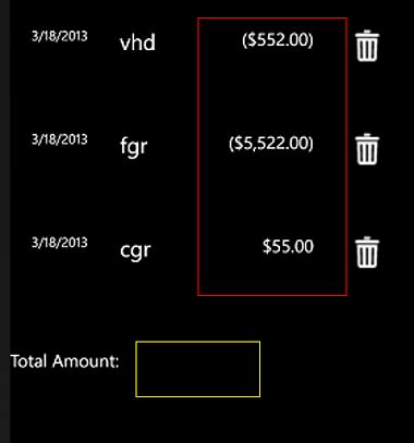 C How To Sum Up All Values In A Listbox Column And Display It In A Textblock Stack Overflow