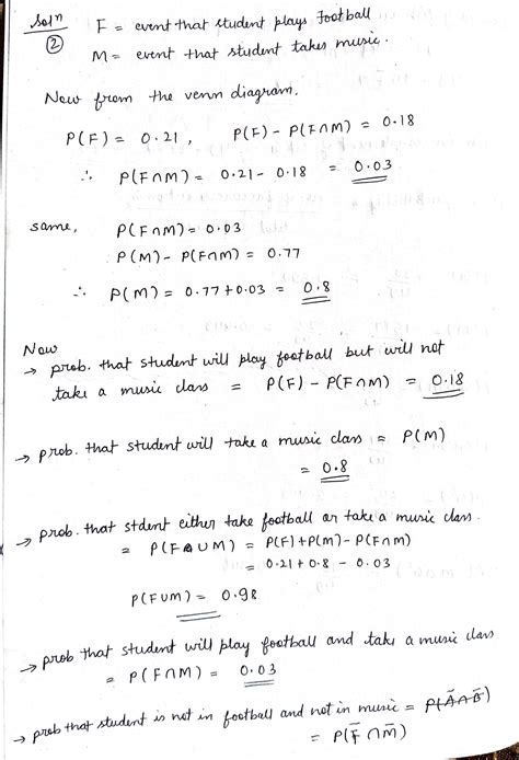 Solved Venn Diagrams And Probability Notation Assignment 1consider