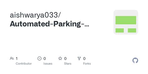 GitHub Aishwarya Automated Parking System