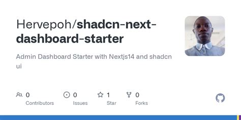 GitHub Hervepoh Shadcn Next Dashboard Starter Admin Dashboard Starter With Nextjs And Shadcn Ui