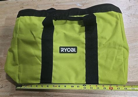 Ryobi Contractor Canvas Tool Bag Pack Of 4 Bags Genuine New 18x12x10