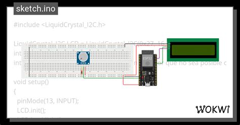 LCD Y Potenciometro Copy Wokwi ESP32 STM32 Arduino Simulator