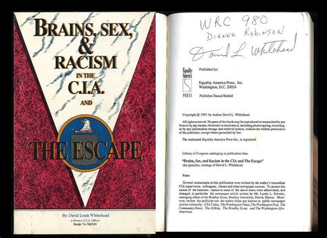 Brains Sex And Racism In The Cia And The Escape Whitehead David