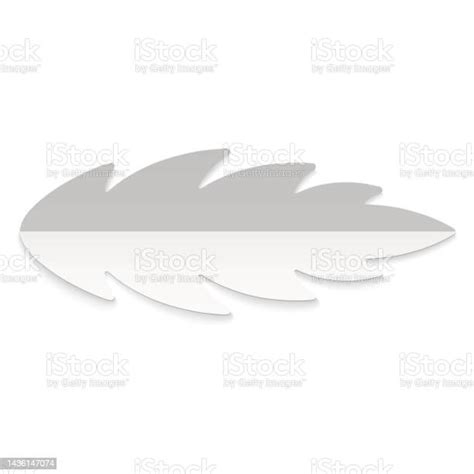 귀여운 얼어 붙은 흰색 장식용 잎 반쯤 접힌 수평 3d 템플릿 장식 디자인 벡터 0명에 대한 스톡 벡터 아트 및 기타 이미지