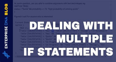Using Advanced DAX For Multiple IF Statement In Power BI