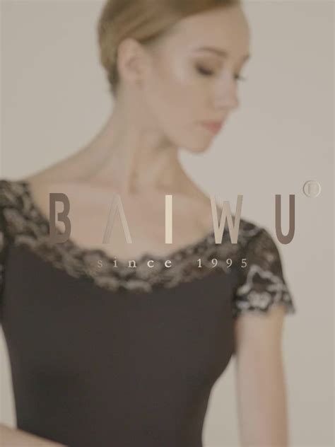 119141006 Baiwu Cap Sleeve Leotard New Dance Leotards Black Ballet