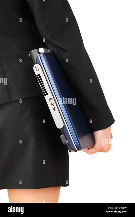 Woman With Notebook Stock Photo Alamy