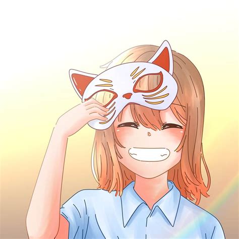 《想哭的我戴上了猫的面具》pixiv插画图片 Bobopic