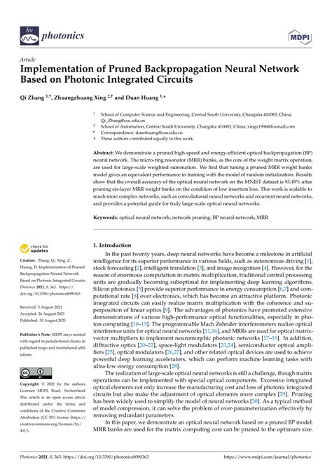 Pdf Implementation Of Pruned Backpropagation Neural Network Based On