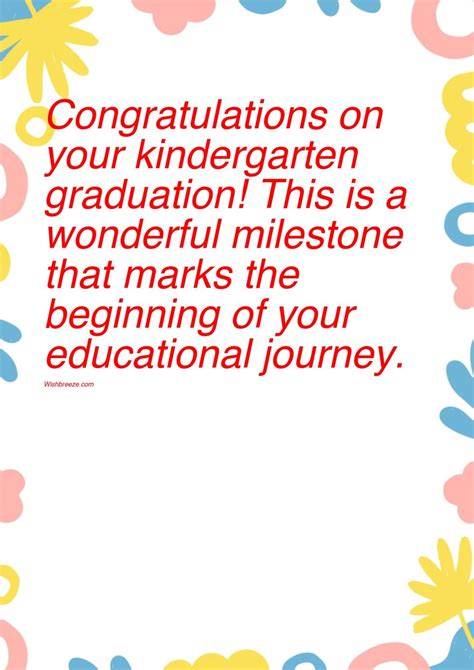 50 Congratulation Message And Wishes For Kindergarten Graduation
