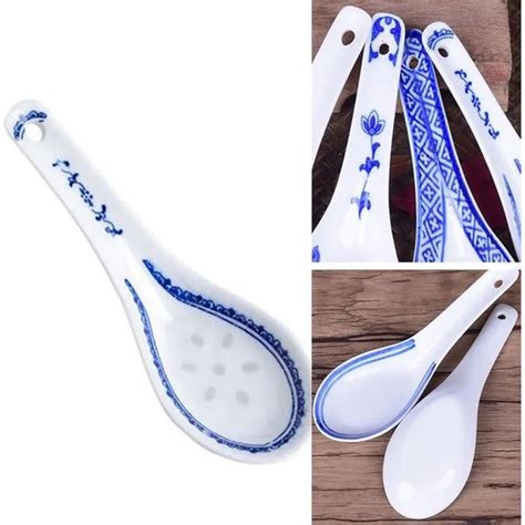Yaci Shop Bir Stil Çin Çin Tarzı Seramik Kaşık Mavi ve Beyaz Fiyatı