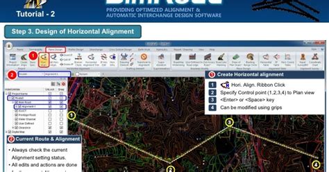 BimRoad Tutorial Design Of Horizontal Alignment Modify Of Horizontal Alignment