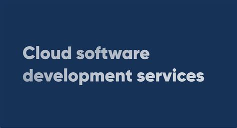 Cloud Software Development Services By Abto Software