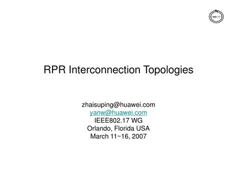Ppt Rpr Interconnection Topologies Powerpoint Presentation Free