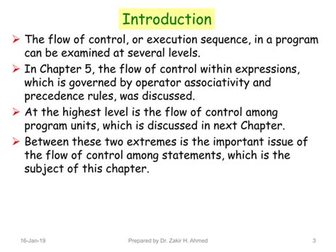 Ch Statement Level Control Structures Pdf