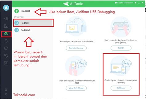 Cara Menampilkan Layar Hp Android Ke Komputer Menggunakan Aplikasi Airdroid Teknosid