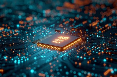 Premium Photo Ai Cpu Futuristic Concept Illustrated On Computer Circuit Board