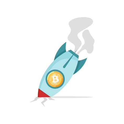 Bitcoin Crashing Royalty Free Stock Svg Vector And Clip Art