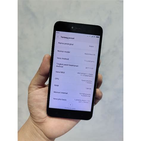 Jual Hp Second Siap Pake Xiaomi Redmi Note A Shopee Indonesia