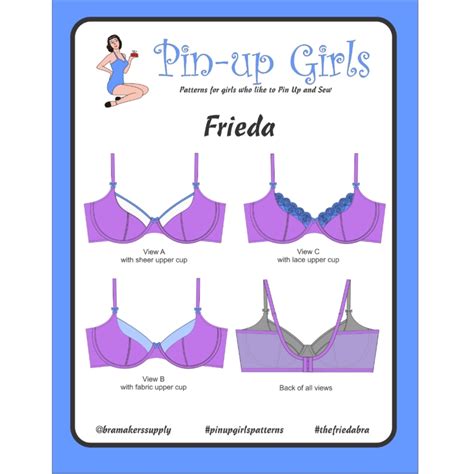 Pin Up Girls Patterns Bra Makers Supply The Best Bra Making Supplies