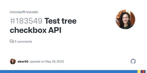 Test Tree Checkbox API Issue 183549 Microsoft Vscode GitHub