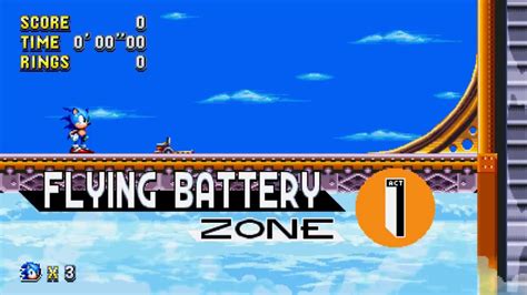 Sonic Mania Flying Battery Zone Act Youtube