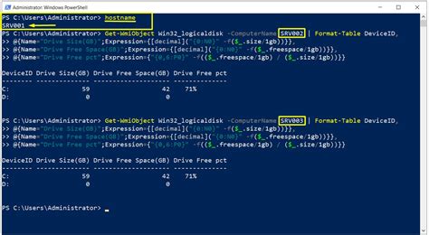 Powershell Script Ile Disk Kapasite Bilgisi Sorgulama