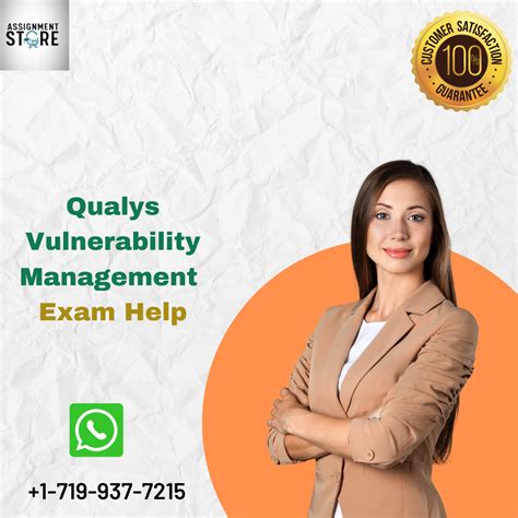 Qualys Vulnerability Management Exam Help 100 Guarantee