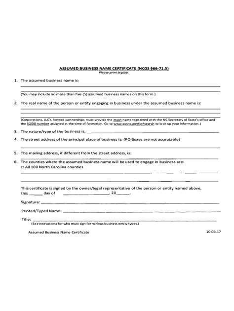 Fillable Online Free Fillable Assumed Business Name Certificate Fax Email Print Pdffiller