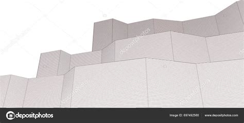 Abstract Modular Architecture Illustration Stock Vector By ©sadesign