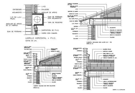 All Sided Constructive Sectional Details Of House Building Dwg File Artofit