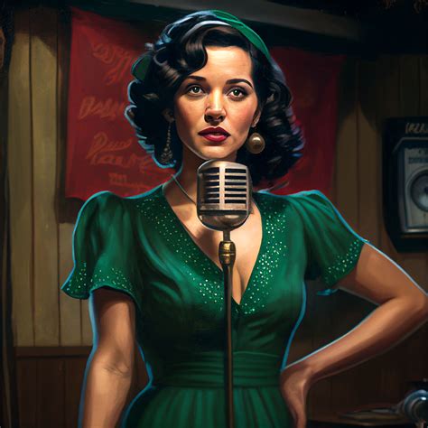 1940s Lounge Singer By Mrjsaiart On Deviantart