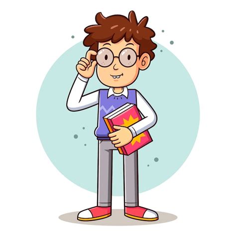 Vectores E Ilustraciones De Nerd Dibujo Para Descargar Gratis Freepik