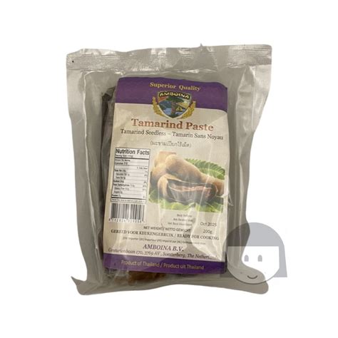 Amboina Seedless Tamarind Paste 200 Gr Buy Authentic Indonesian